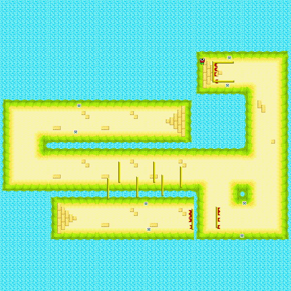 SNES Battle Go Kart Yoshi Desert - Mario Kart PC