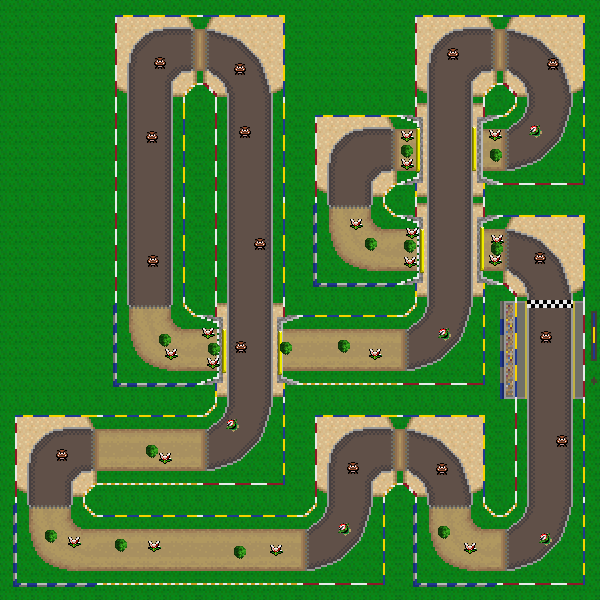 3 MARIO TRACKS - Mario Kart PC