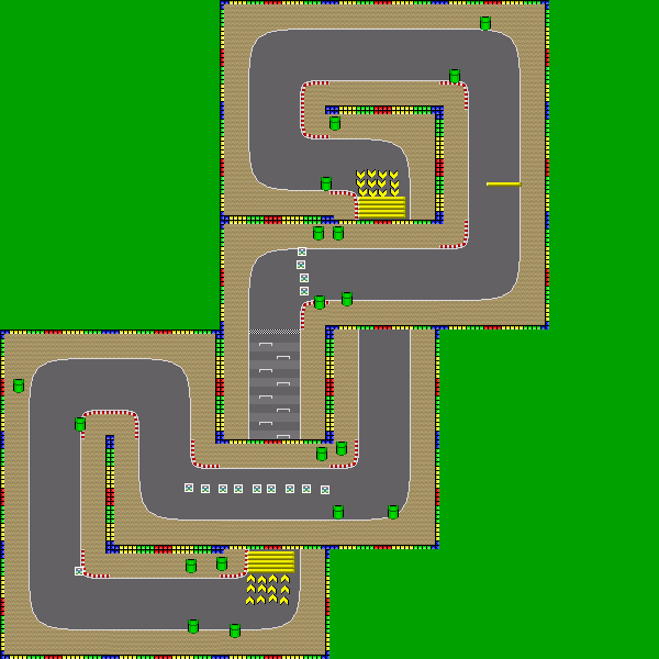 Mario Kart Hyper Tracks - Circuit Mario 1 - Mario Kart PC