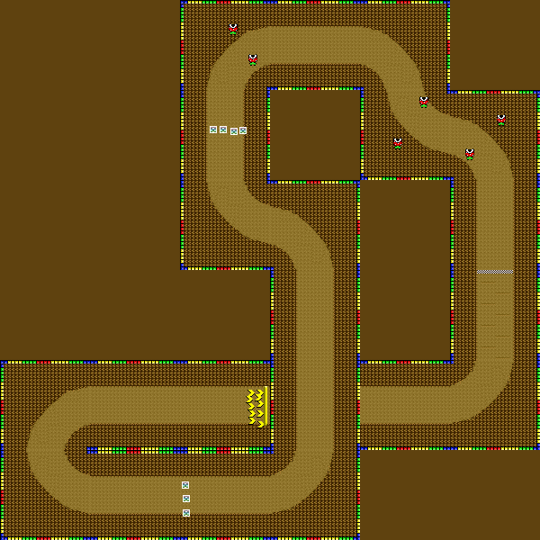 SNES Mario Curcuit 2 made of choclate - Mario Kart PC