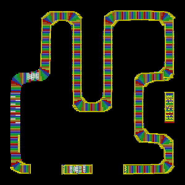 GBA Rainbow Road - Mario Kart PC