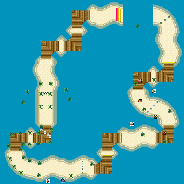 DS Cheep Cheep Beach - Mario Kart PC