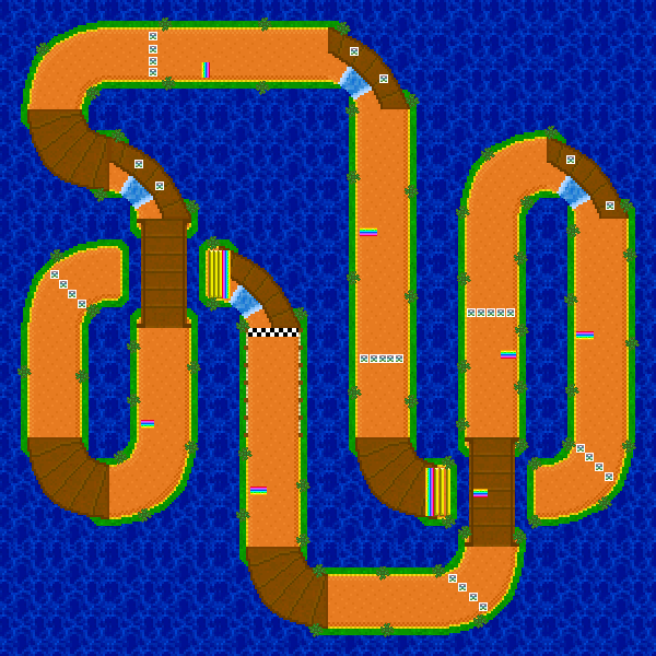 Yoshi Falls Deluxe - Mario Kart PC