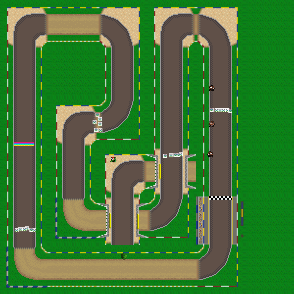 SM64 Whomps Fortress - Mario Kart PC