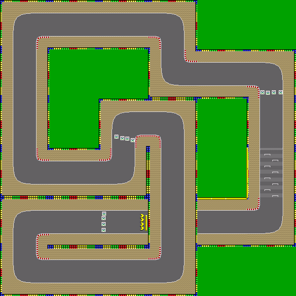 SNES Mario Circuit 2 - Mario Kart PC