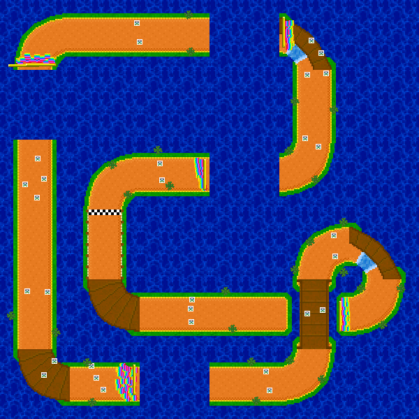 Yoshi falls - Mario Kart PC