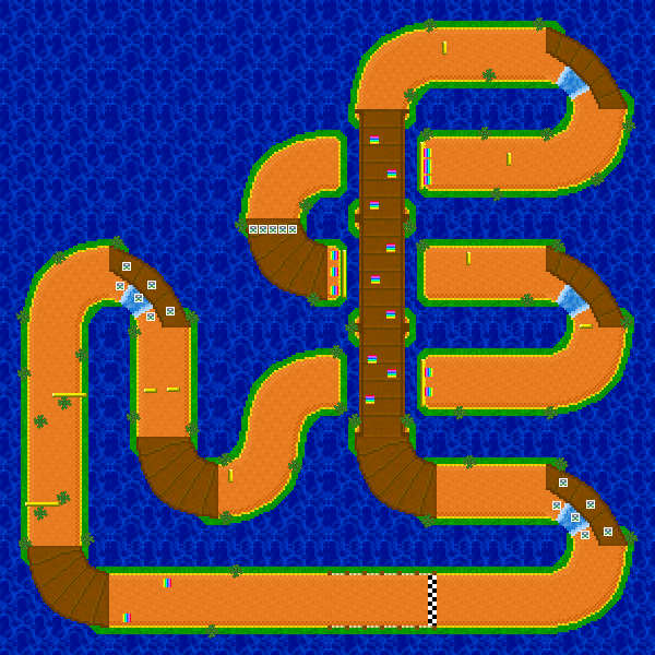 Yoshi Falls 2 - Mario Kart PC
