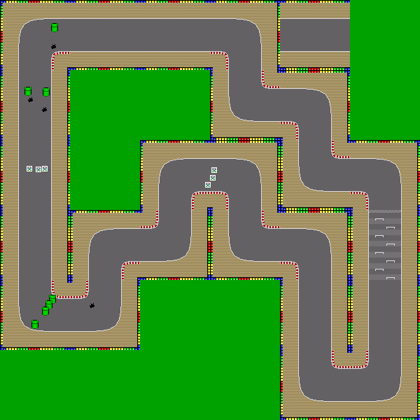 Snes Mario Circuit 1 - Mario Kart PC