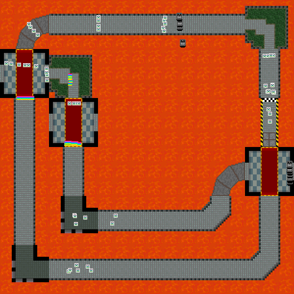 lava pool - Mario Kart PC