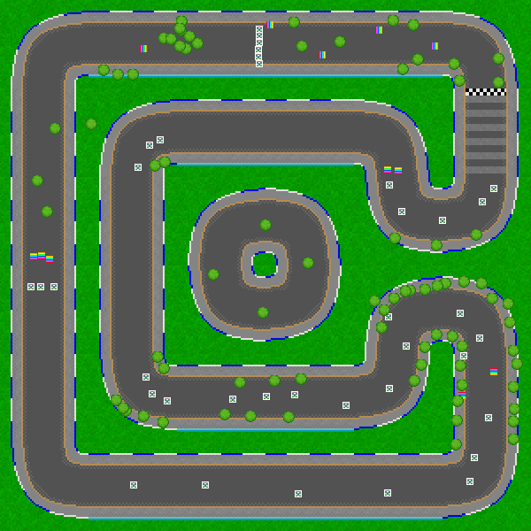 Google Circuit [1-1] - Mario Kart PC