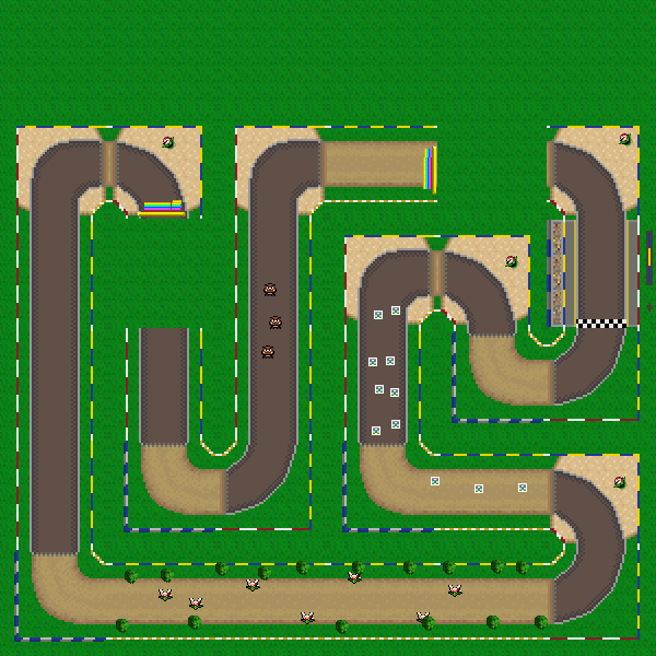 Obstacle Course I - Mario Kart PC