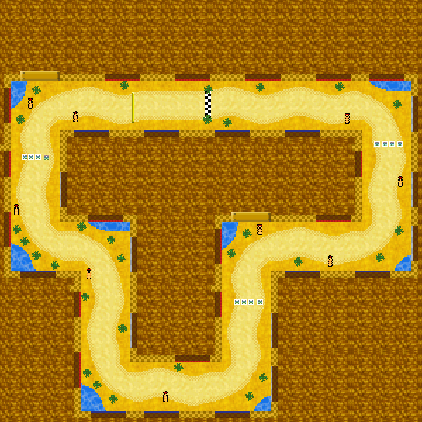 Le Désert de Yoshi - Mario Kart PC