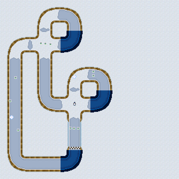 wigglers winter road - Mario Kart PC