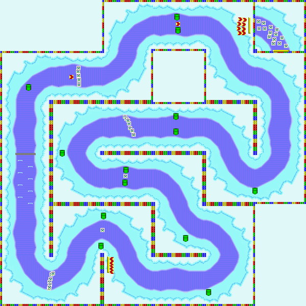 GBA Snow Land - Mario Kart PC