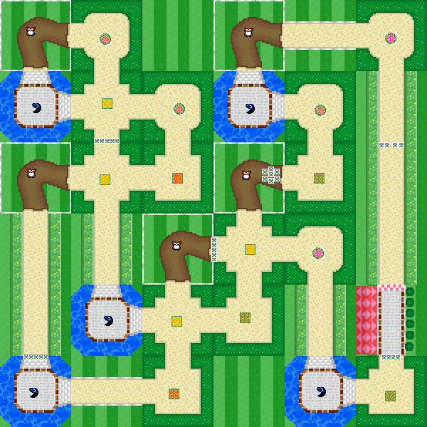 peach's maze - Mario Kart PC