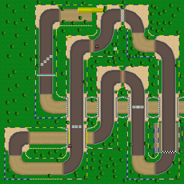 Yoshi Raceway - Mario Kart PC