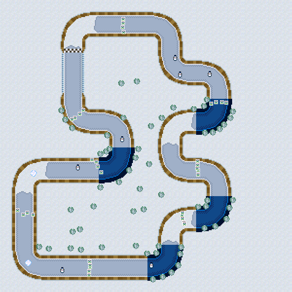 Frozen Snowfield - Mario Kart PC