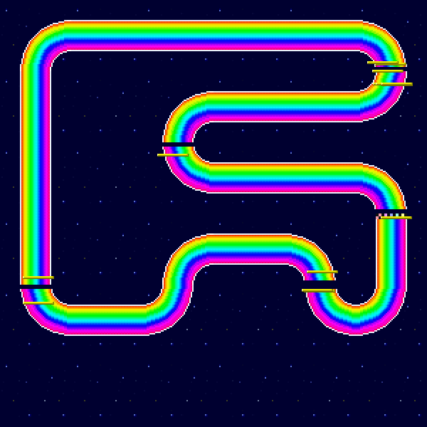 Rainbow raceway#3 - Mario Kart PC