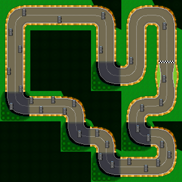 DS Shroom Ridge - Mario Kart PC