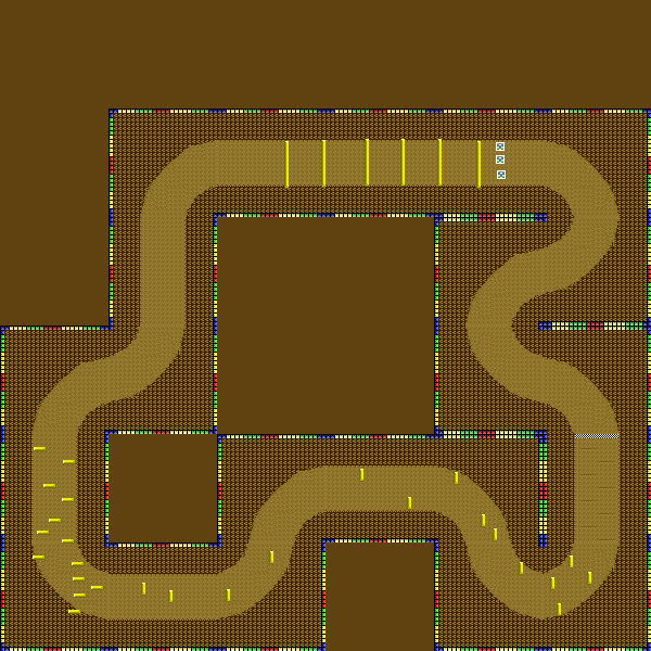 SNES Choco Island 1 (Quick Mode) - Mario Kart PC