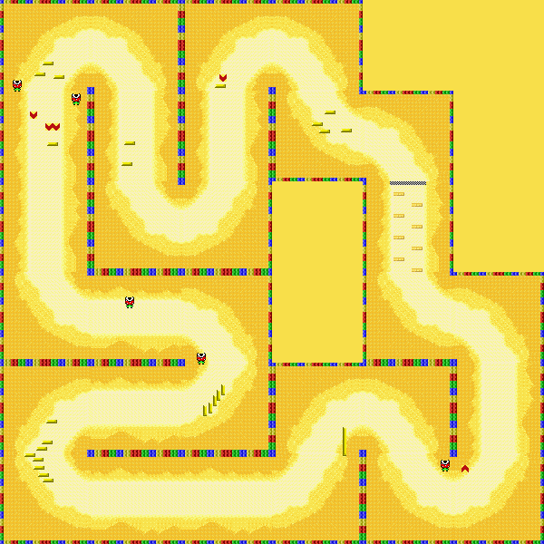 yoshi desert - Mario Kart PC