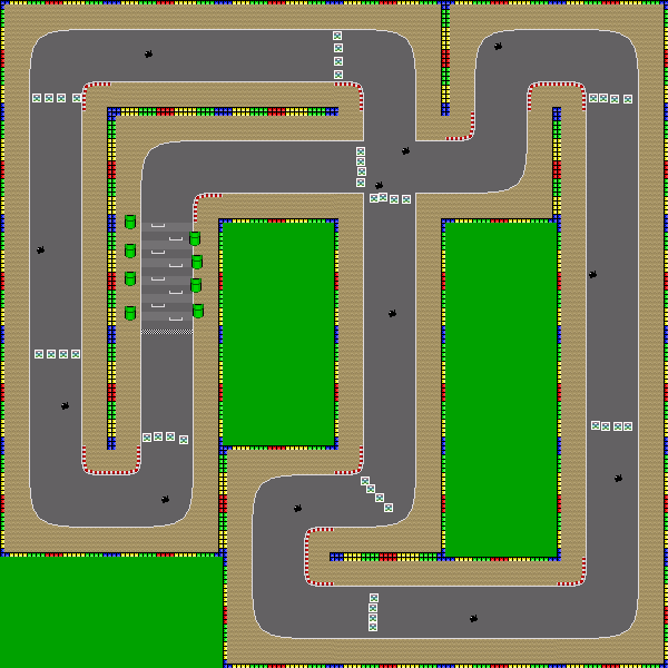 The looping roads - Mario Kart PC