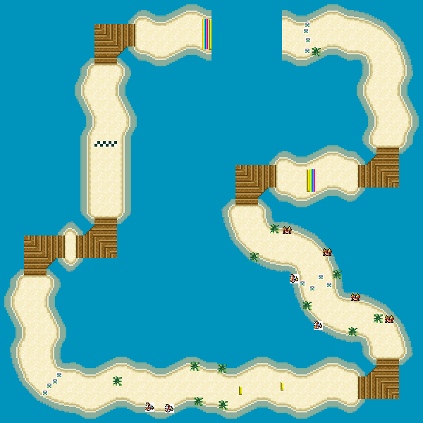 DS Cheep Cheep Beach - Mario Kart PC