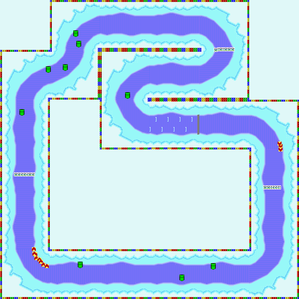 Snowdin circuit - Mario Kart PC