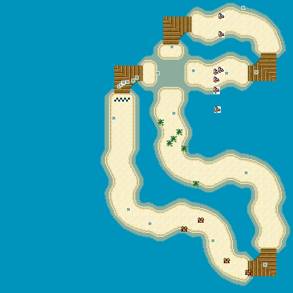 koopa beach 3 - Mario Kart PC