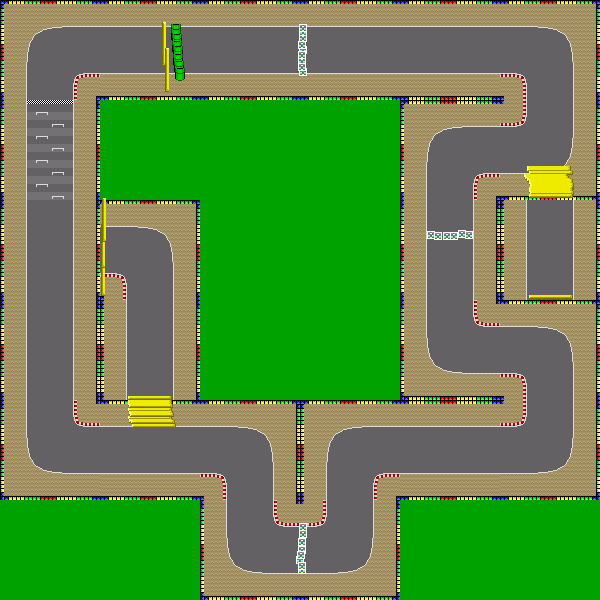 SNES Mario Circuit 6 - Mario Kart PC
