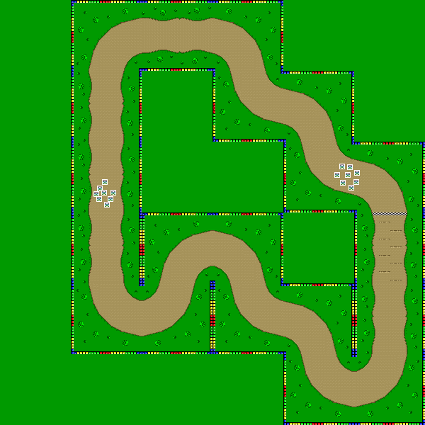 Snes Mario Circuit 1 Alternate Textures - Mario Kart PC