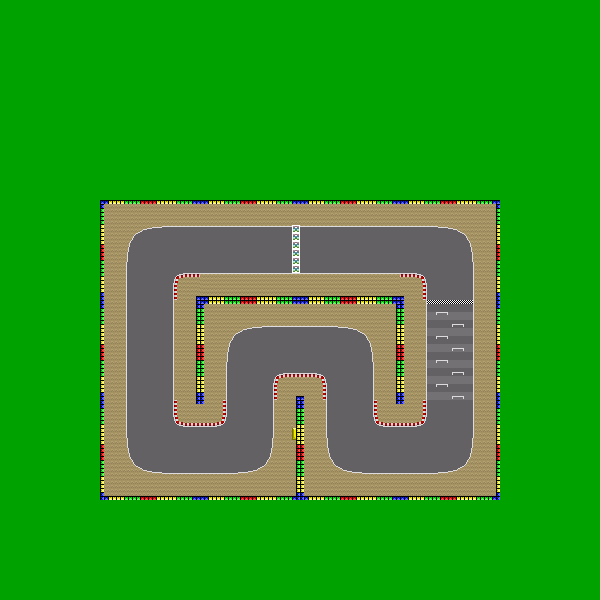 Snes Mario Circuit 1 - Mario Kart PC
