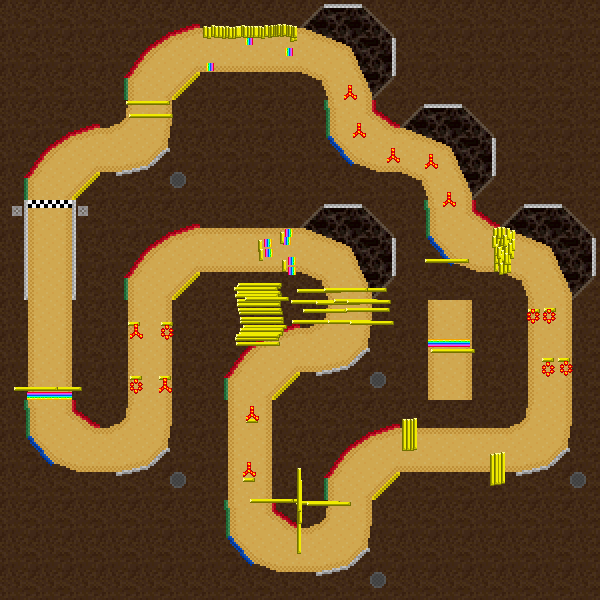 Gba broken pier but as a stadium T - Mario Kart PC