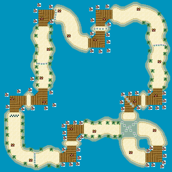 Koopa Beach - Mario Kart PC