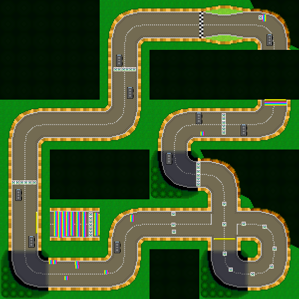 track moutain - Mario Kart PC