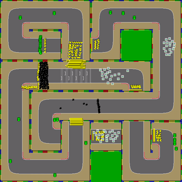 Long Snes Mario Circuit 1 - Mario Kart PC