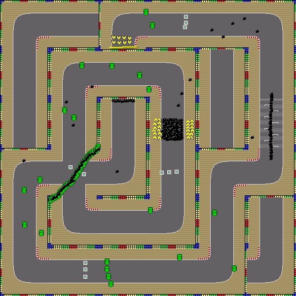 Long Snes Mario Circuit 2 - Mario Kart PC