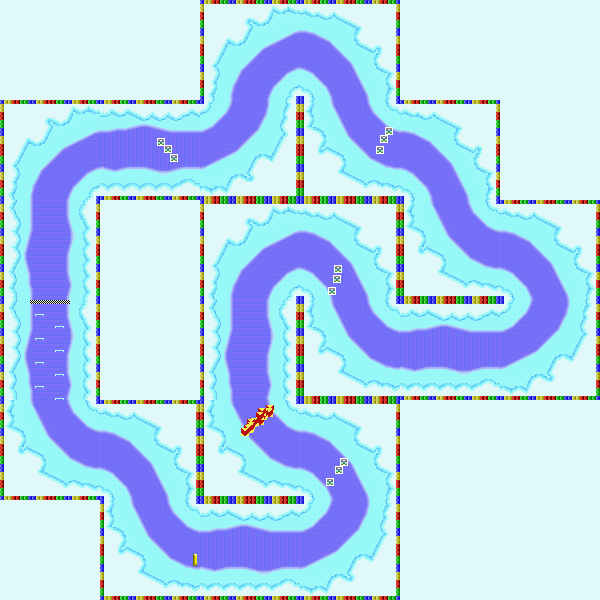 The World's Most Depressing GBA Snow Land - Mario Kart PC