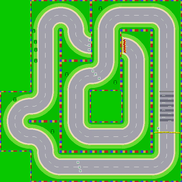 GBA Mario Raceway - Mario Kart PC