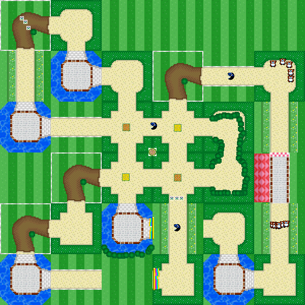 Confusing Courtyard - Mario Kart PC