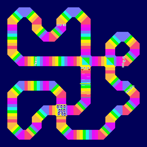 ROUTE ARC EN CIEL DE PACMAN - Mario Kart PC