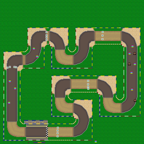 Go Kart Stadium - Mario Kart PC