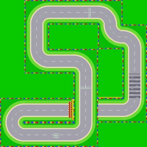 GBA SNES Mario Circuit 2 - Mario Kart PC