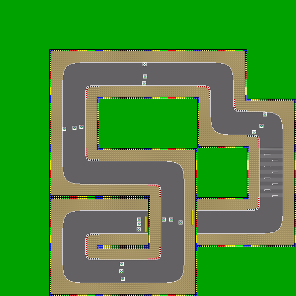 SNES Mario Circuit 2 - Mario Kart PC