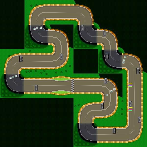 DS Shroom Ridge Mirror R - Mario Kart PC