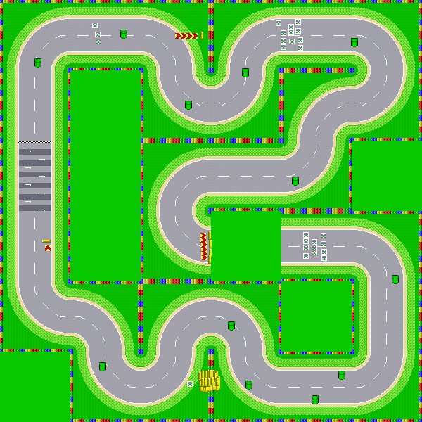 SNES Mario Circuit 1 - Mario Kart PC