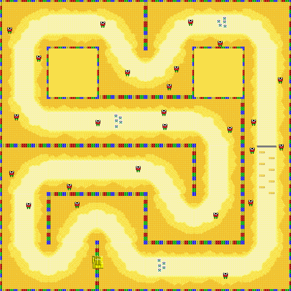 SNES Mario Circuit 4 but it's GBA Yoshi Desert - Mario Kart PC