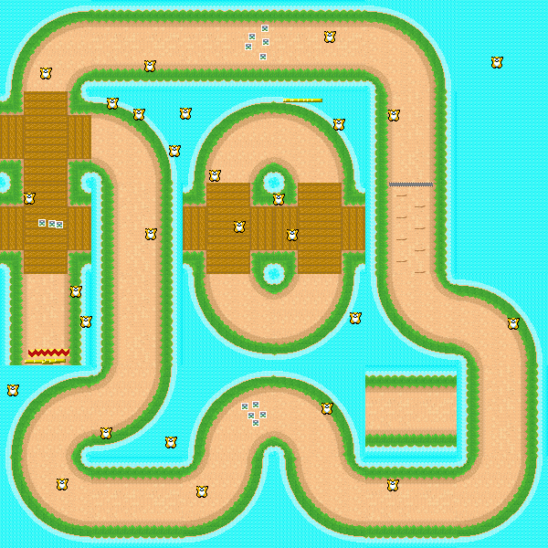 SNES Koopa Beach 2 but it's GBA Lakeside Park - Mario Kart PC