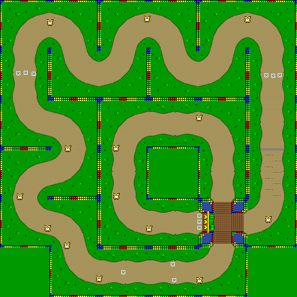 Mario Bros. Hills 1 - Mario Kart PC