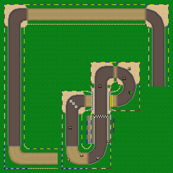 Pc Beta Track 1 - Mario Kart PC